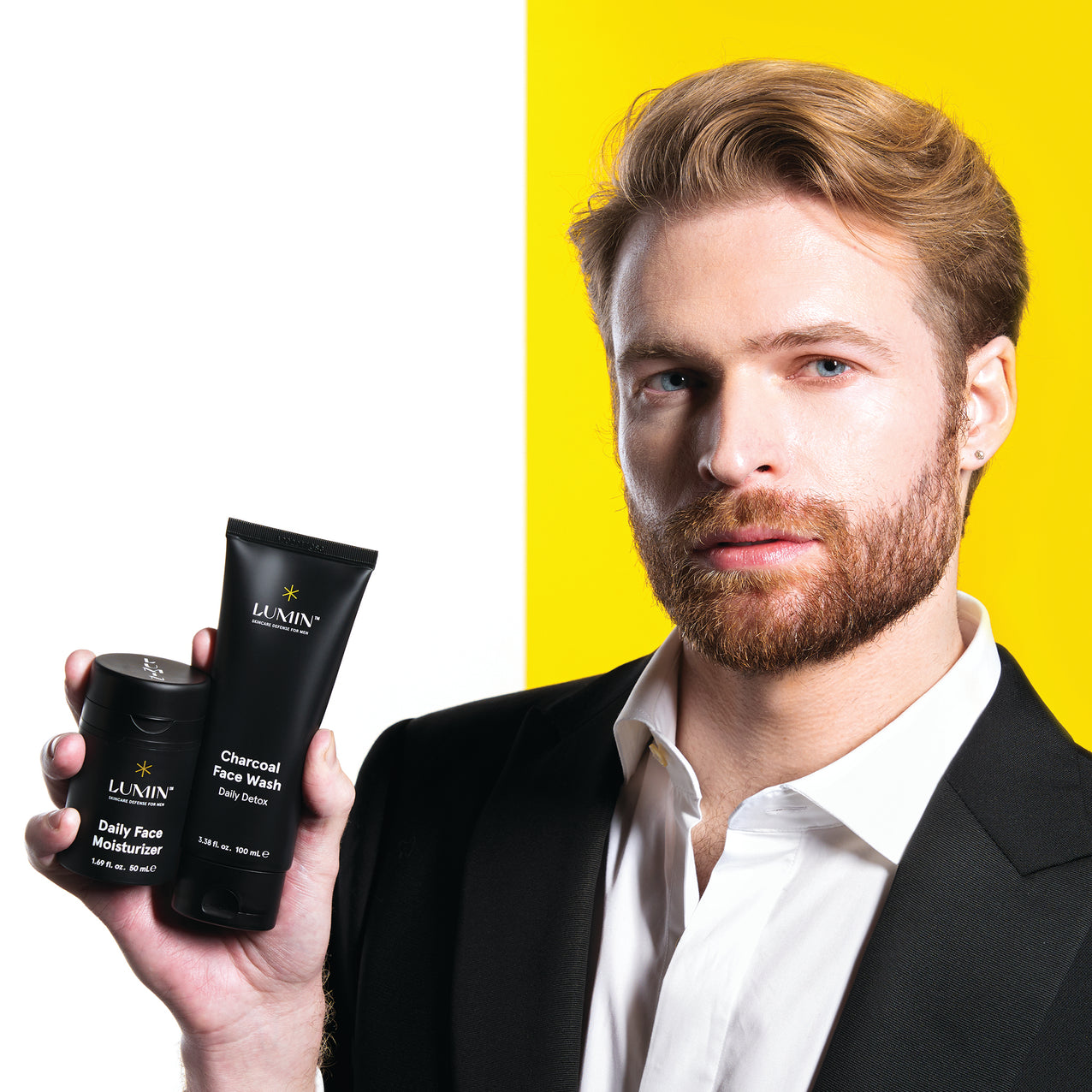 Dynamic Duo - Ensemble de soins du visage pour hommes le plus vendu